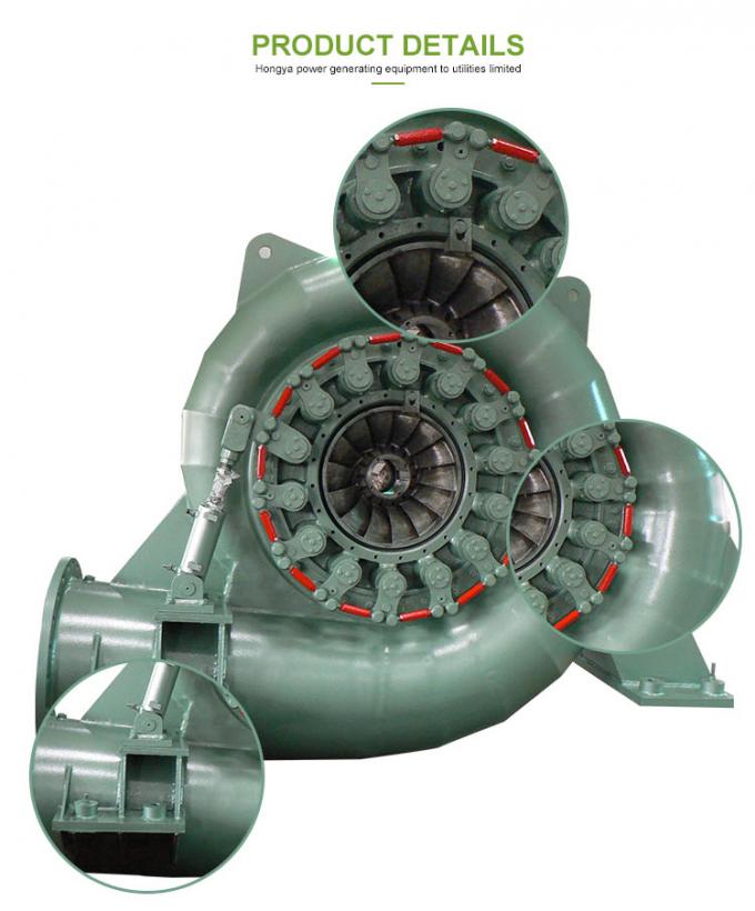 1.96m3 1000kw Horizontal Water Turbine Generator Hydro Turbine