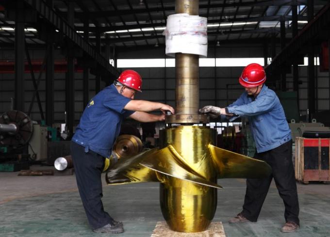 7000kw Kaplan Turbine Runner Blades High Strength Water Turbine Parts