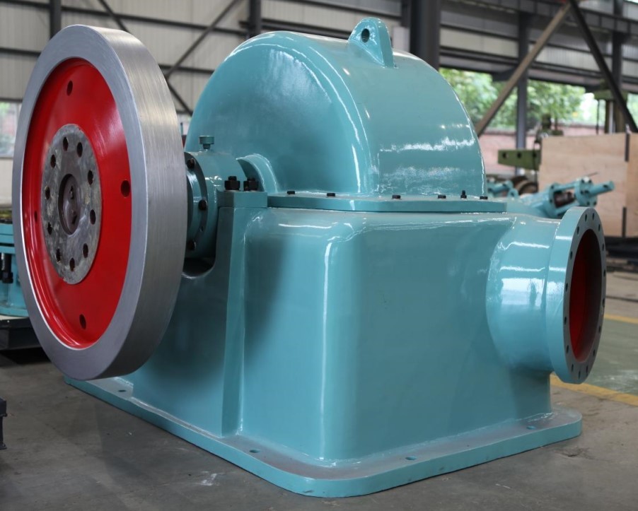 50HZ Turgo Impulse Turbine Generator 600kw Turgo Water Turbine